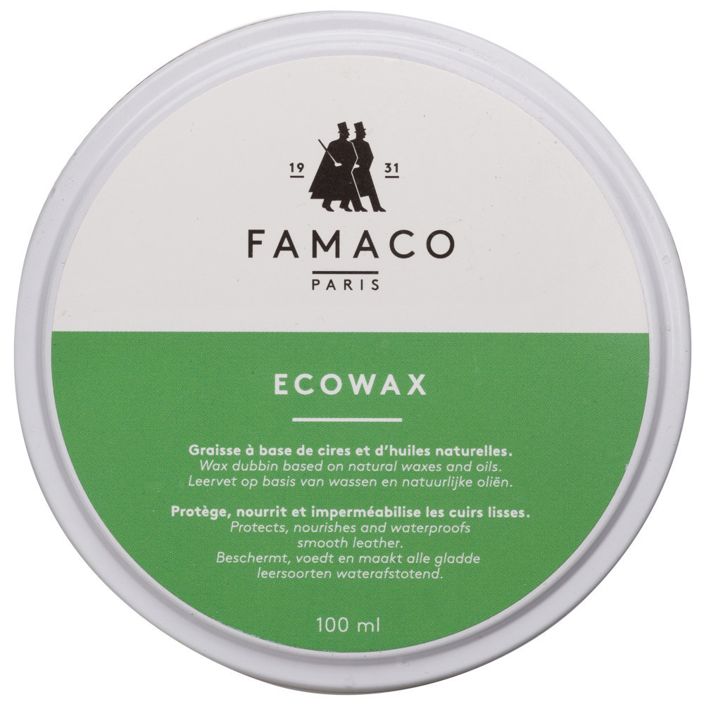 Eco Wax Graisse Végétale cuirs 100 ml FAMACO | Nourrit les cuirs lisses ...